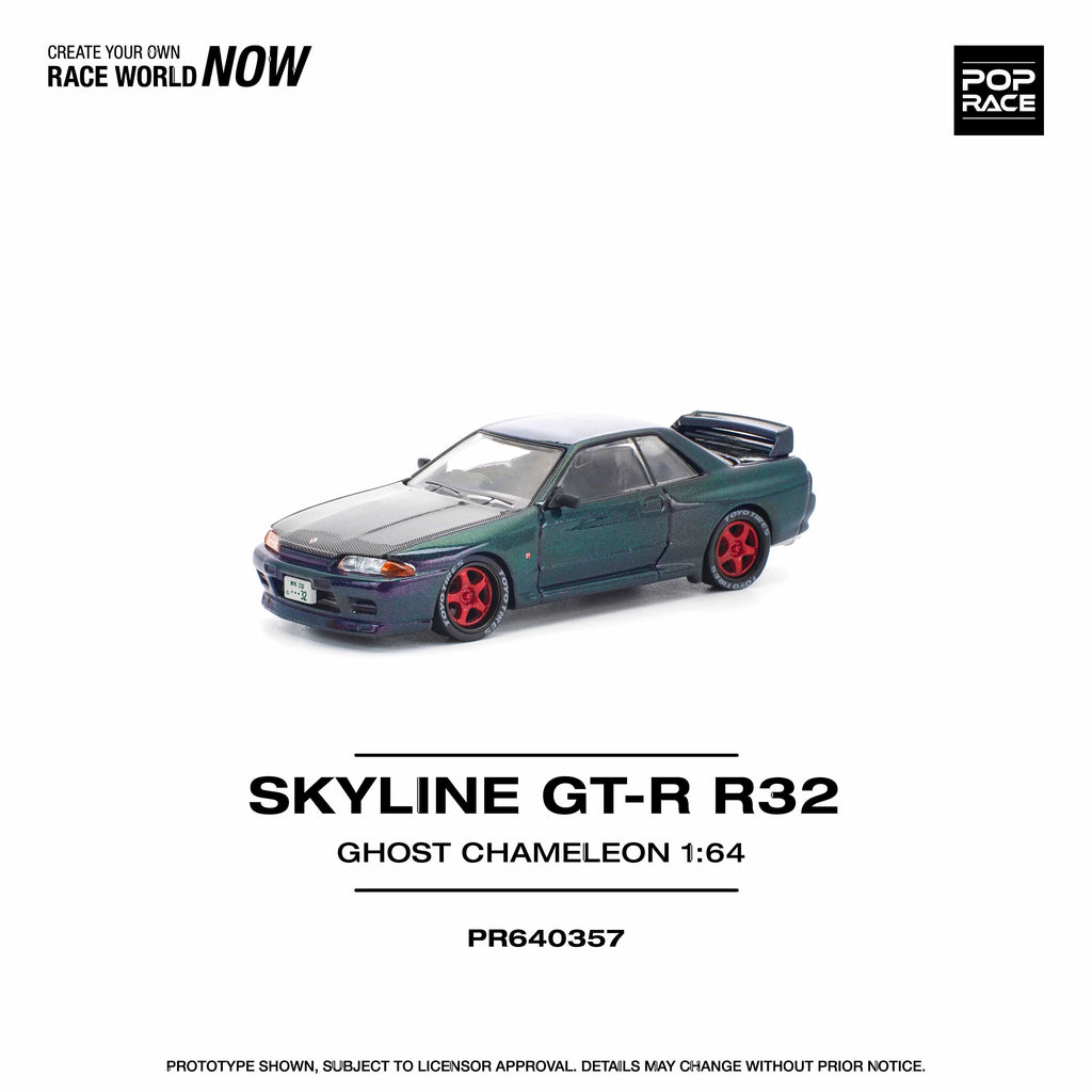 (Pre-order) Nissan Skyline GTR R-32 Ghost Chameleon Pop Race 1/64 ...