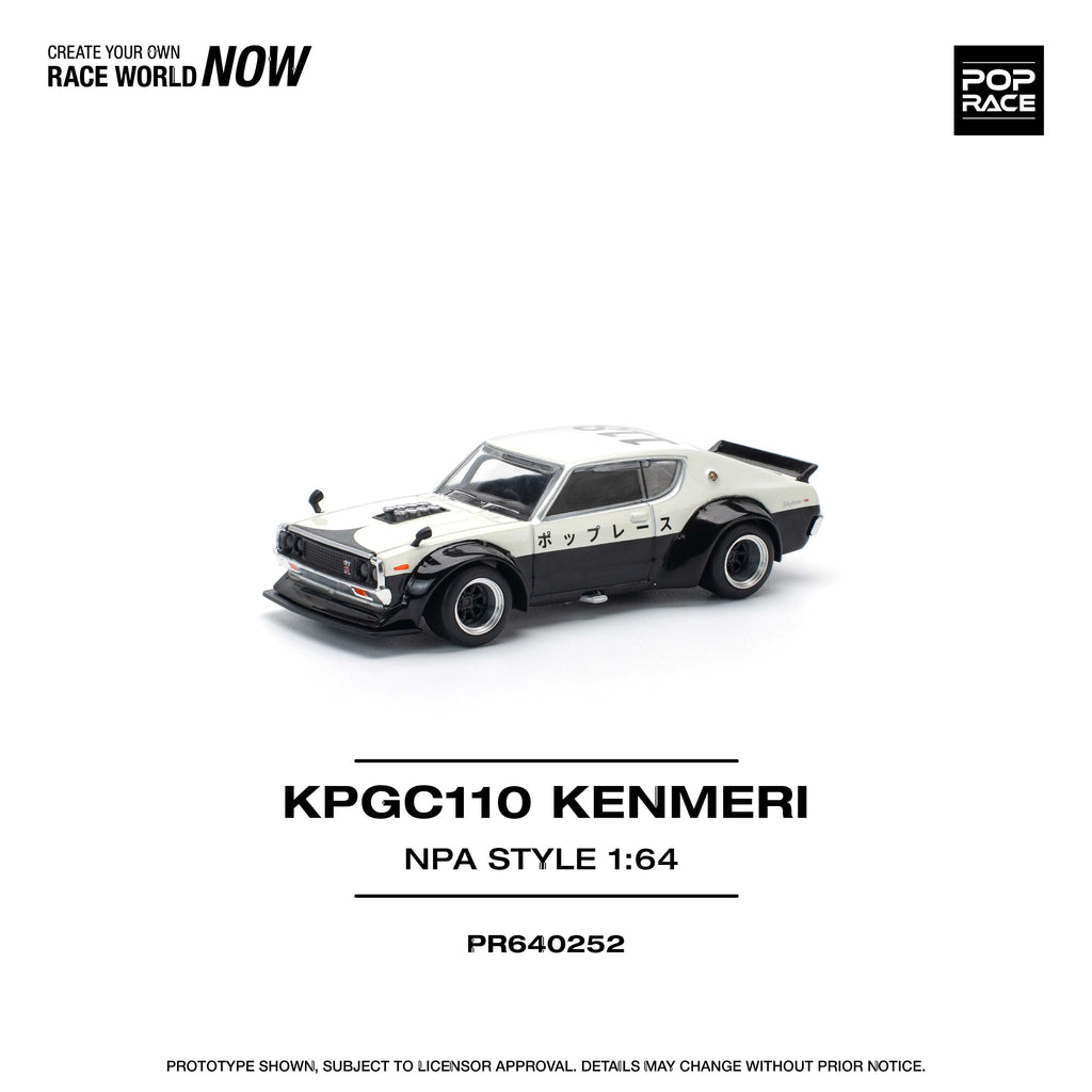 Skyline GT-R V8 Drift Kenmeri NPA Style Pop Race 1/64 scale – Hanz Driven
