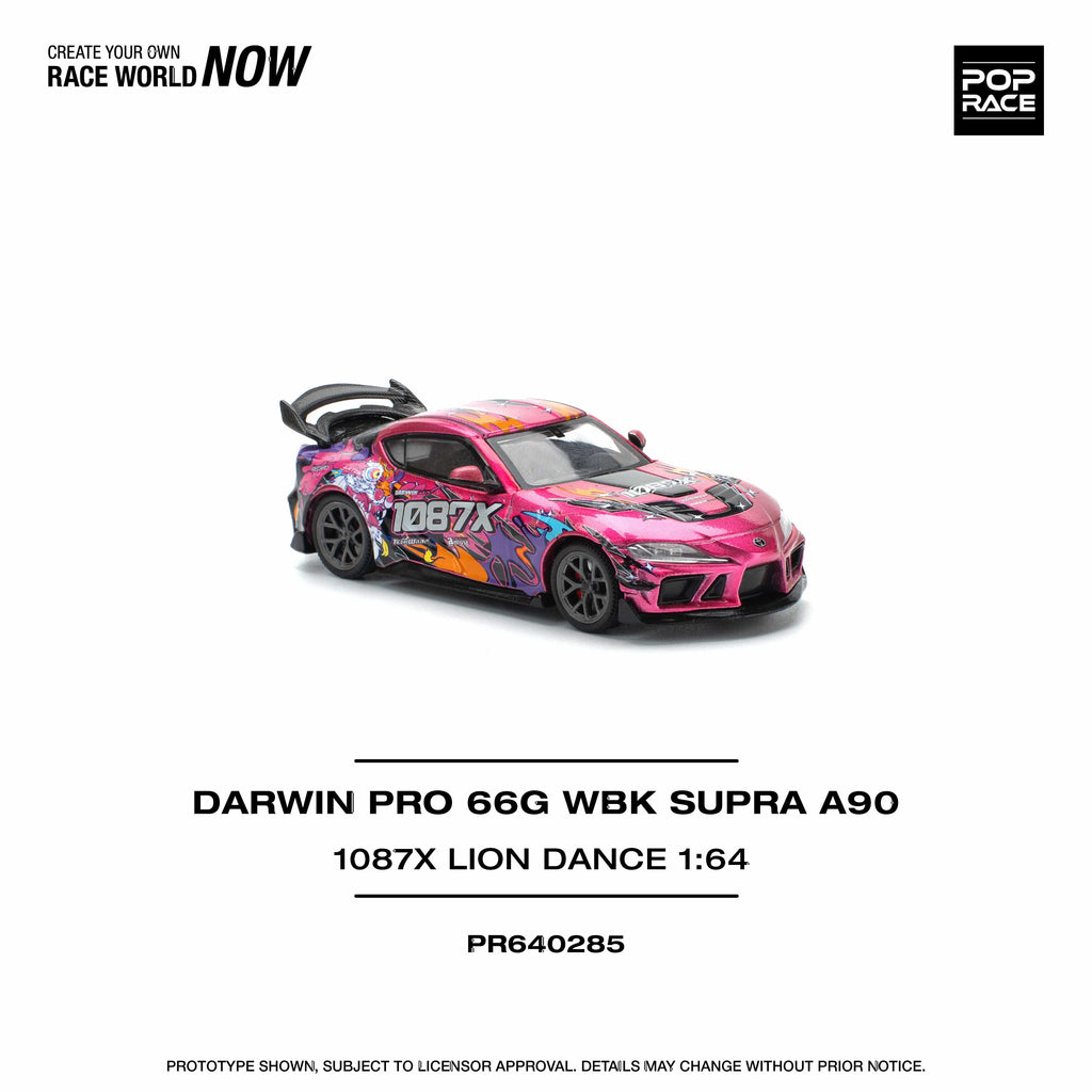 Toyota Supra Darwin Pro 66G WBK 1087 Lion Dance 1/64 scale Pop Race ...