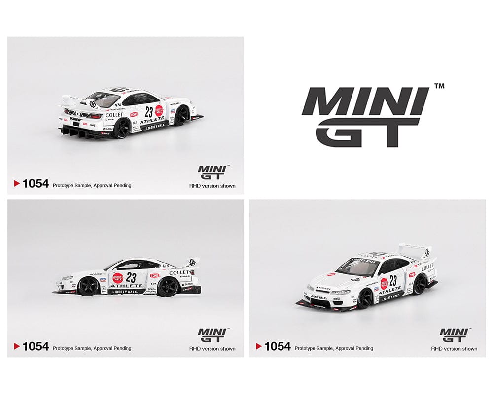 (Pre-order) Nissan LB-Super Silhouette S15 Silvia Athlete White Mini G ...