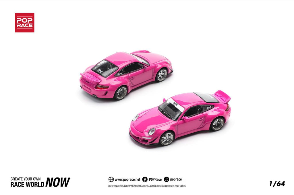 Porsche Singer DLS Turbo Study Track Orange 1/64 scale Pop Race – Hanz ...