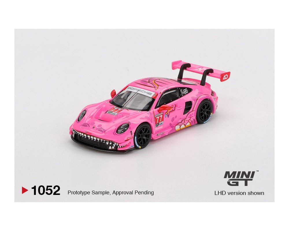 Pink Porsche 911 GT3 Racing 2023 IMSA Virginia Roxy Mini GT – Hanz Driven