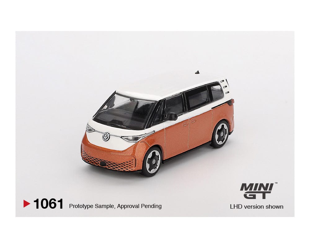 (pre-order) Volkswagen ID.Buzz Candy White Energetic Orange Mini GT ...